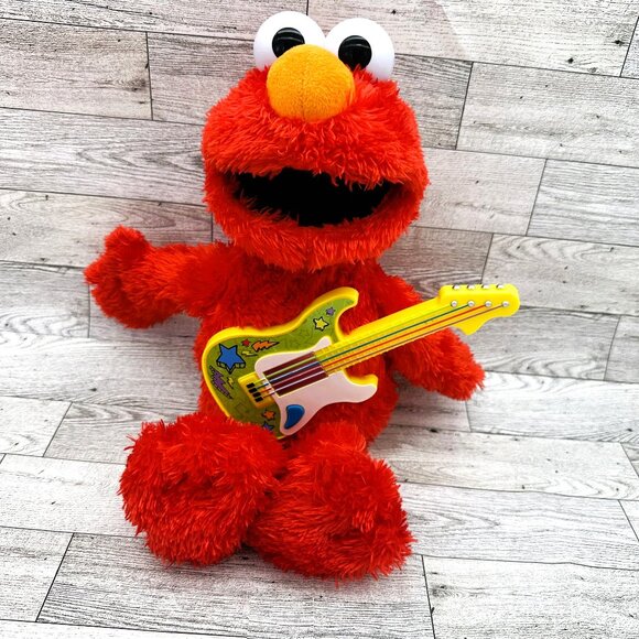 Hasbro | Toys | Sesame Street Rock Rhyme 6 Talking Singing Elmo Plush ...